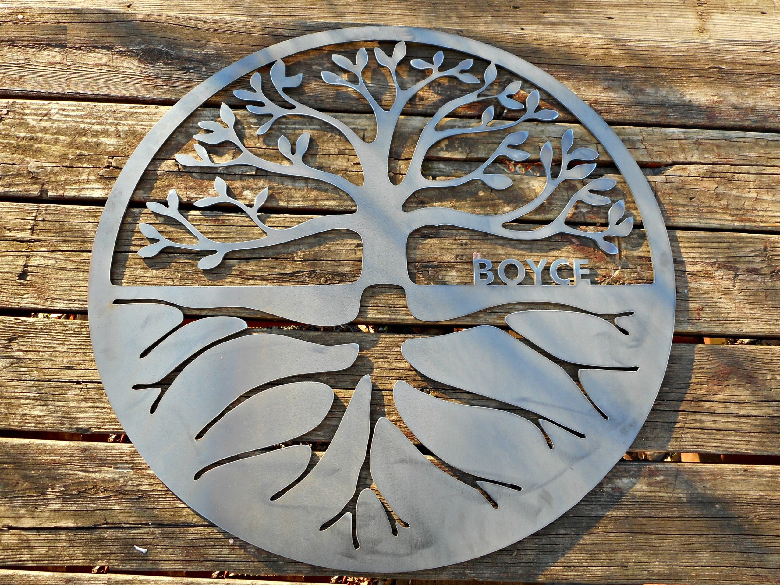 Unique Surname Cut out of Metal – Antietam Iron Works